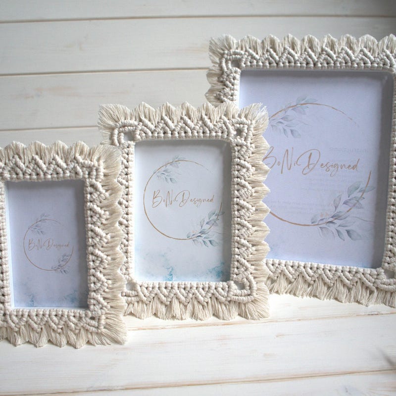 Macrame Frame - Etsy