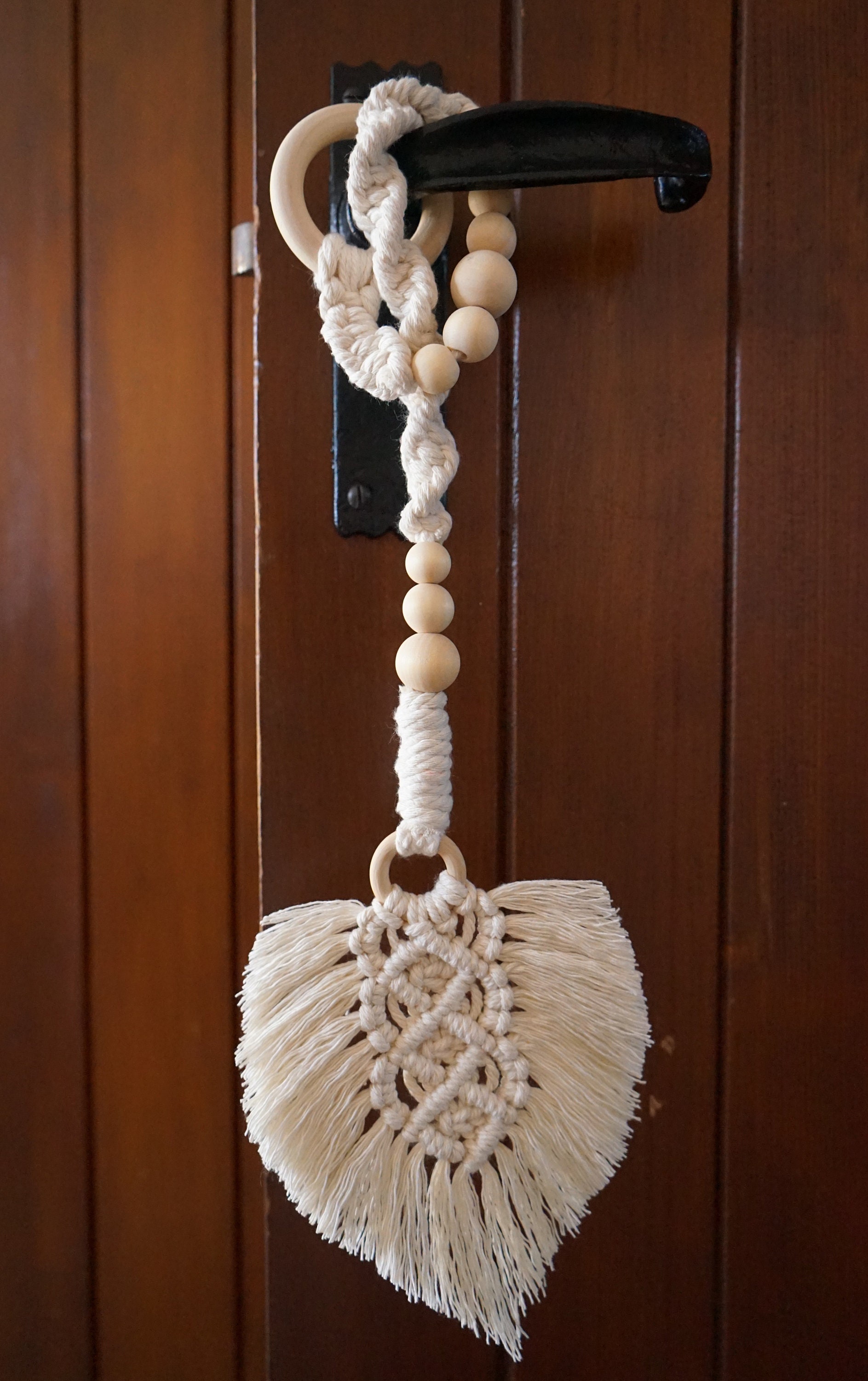 Macrame Door Stopper / Boho Stile Decor Hanger / Finger Guard - Etsy