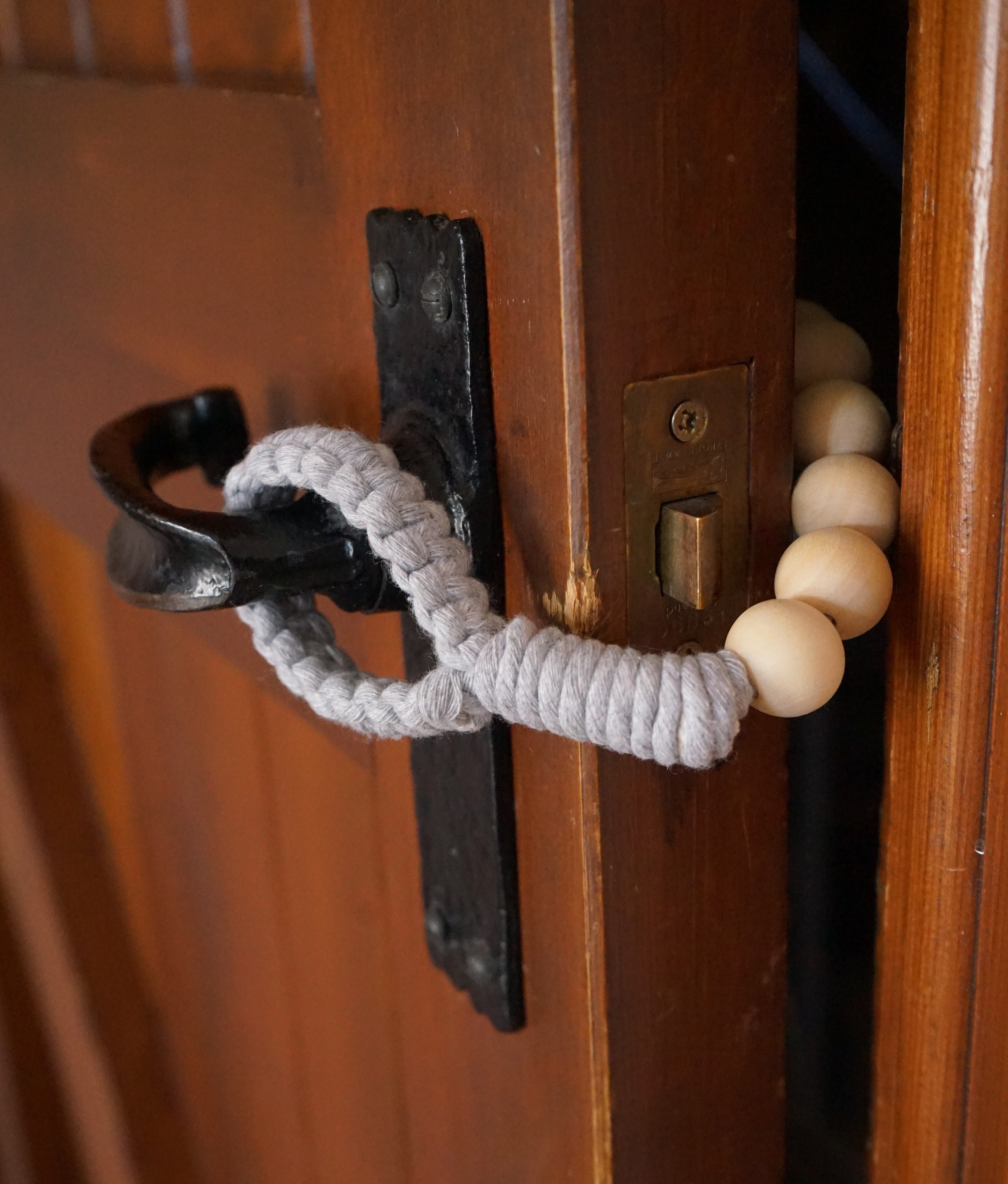 Macrame Door Stopper / Boho Stile Decor Hanger / Finger Guard - Etsy