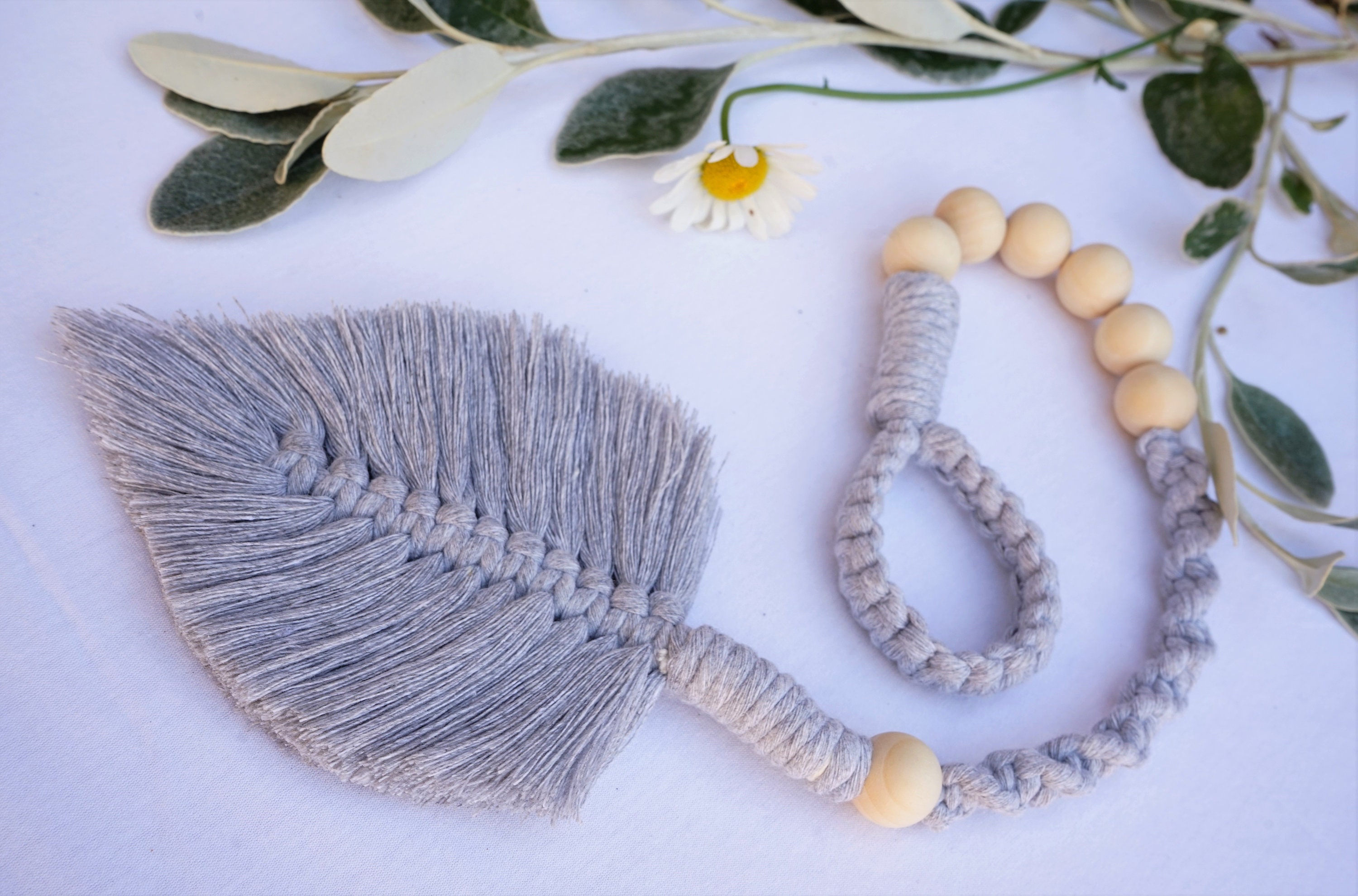 Macrame Door Stopper / Boho Stile Decor Hanger / Finger Guard - Etsy