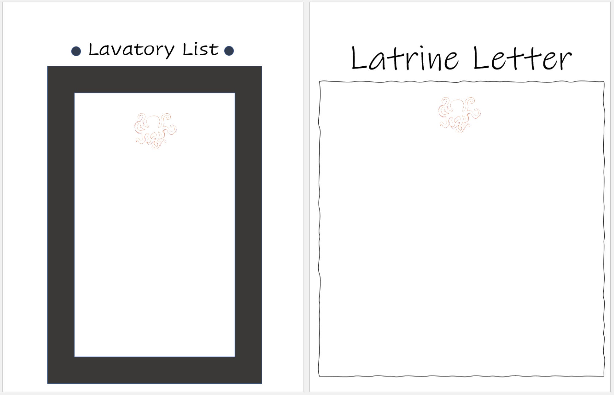 Bathroom Bulletin- Toilet Talk - Printable Newsletter Template - Etsy