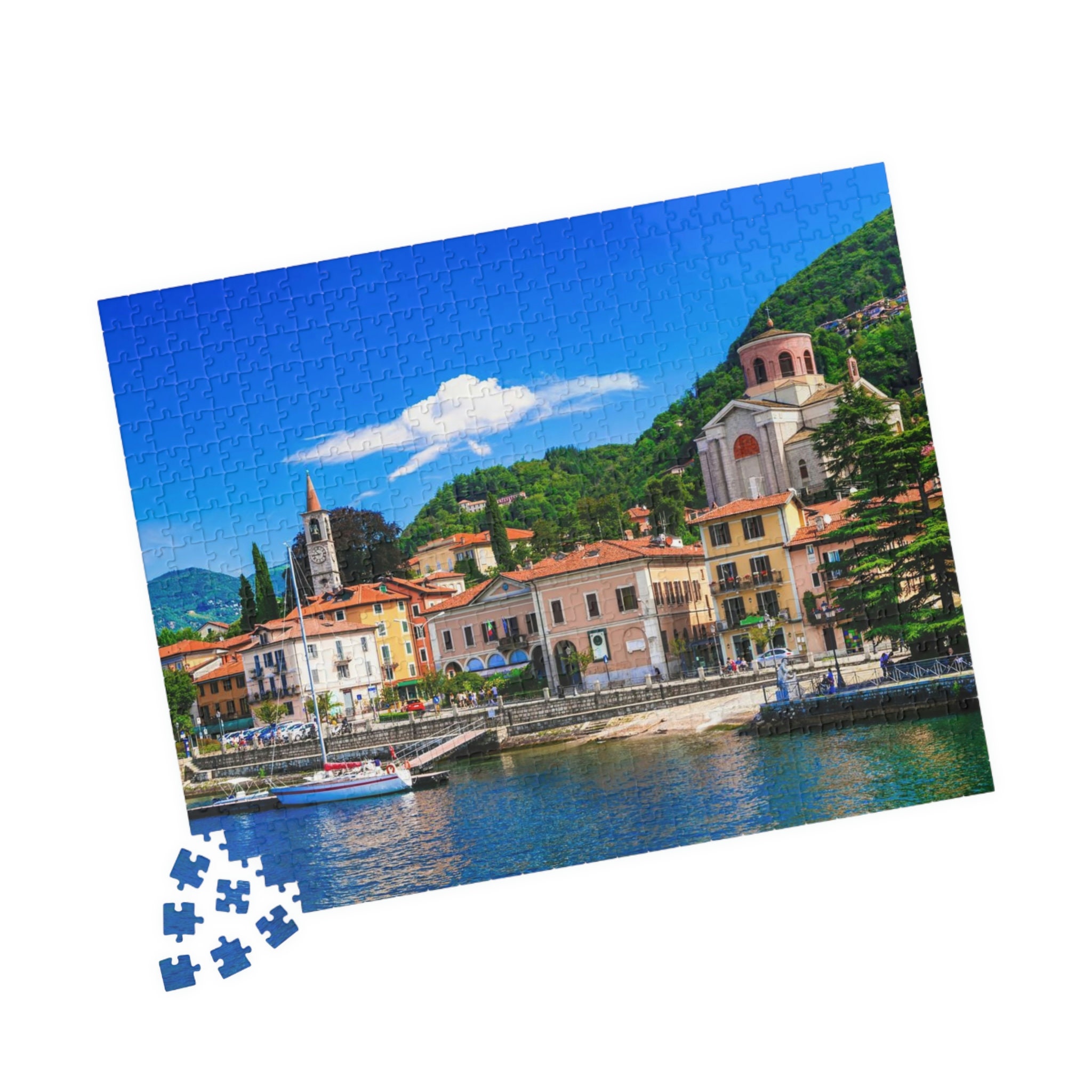 Lago Maggiore 500 Jigsaw Puzzle Lake Maggiore Laveno-mombello Lombardy ...