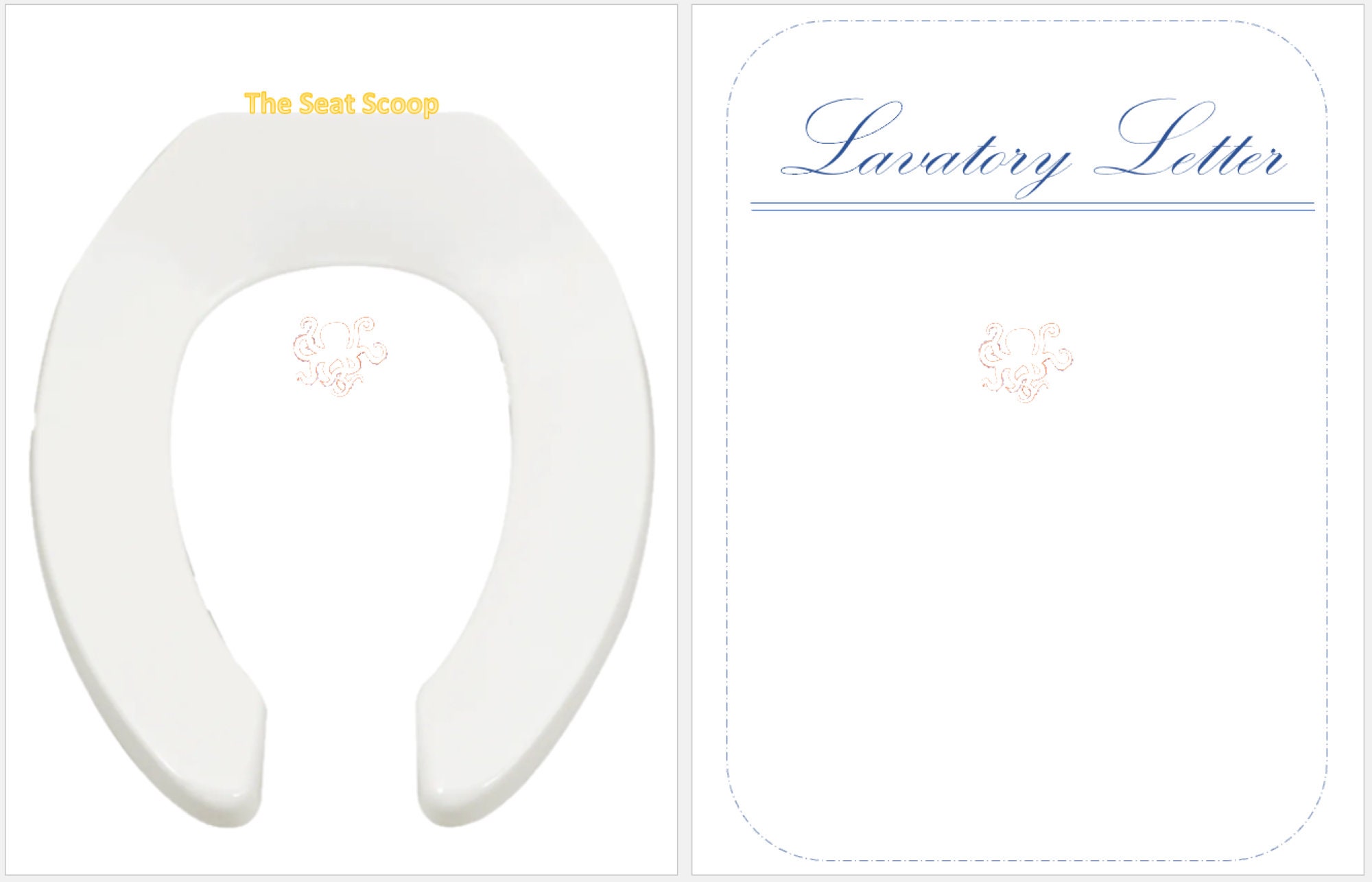 Bathroom Bulletin- Toilet Talk - Printable Newsletter Template - Etsy