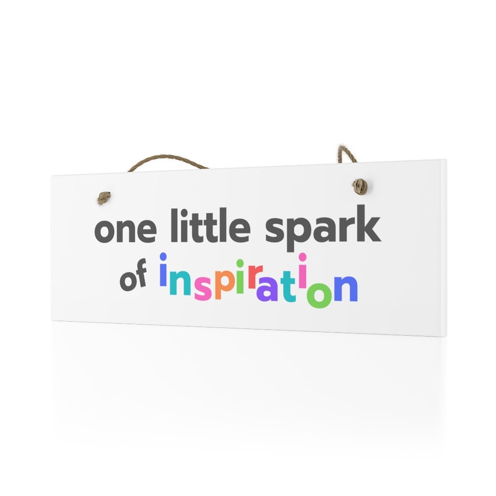 Disney Figment Wall Art One Little Spark of Inspiration - Etsy