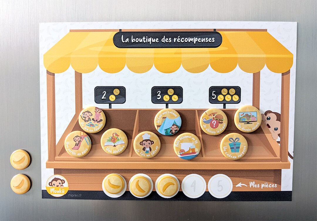The Reward Shop: Reward Chart for Kids - Monkii - Etsy UK