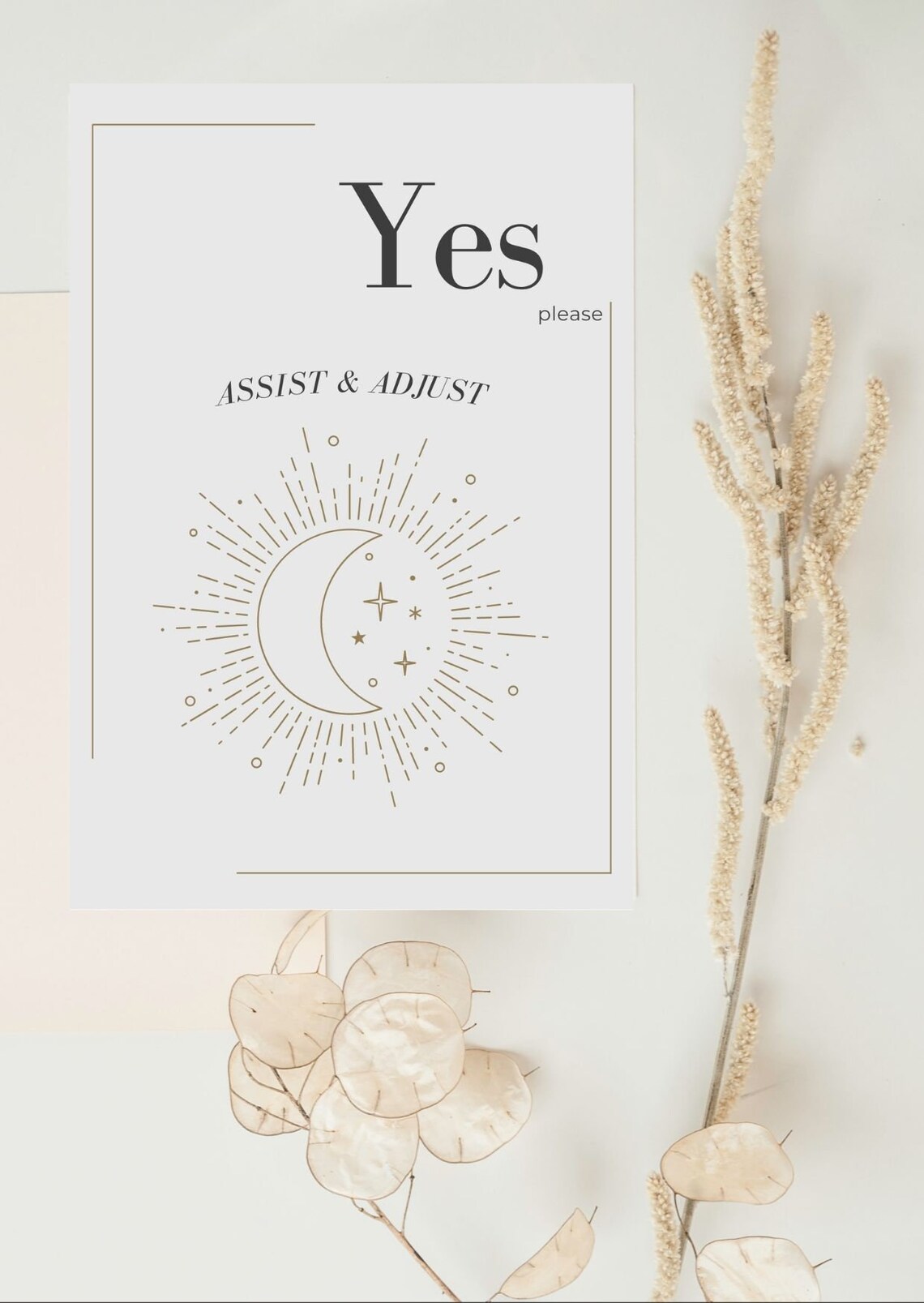 Moon Yoga Consent Cards - Instant Download - Etsy