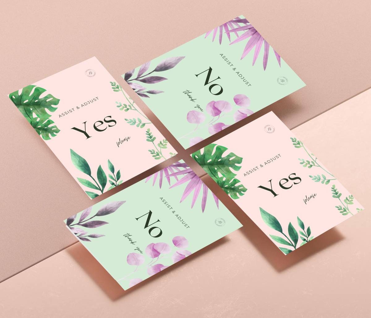 Yoga Adjustment Consent Cards - Instant Download - Etsy