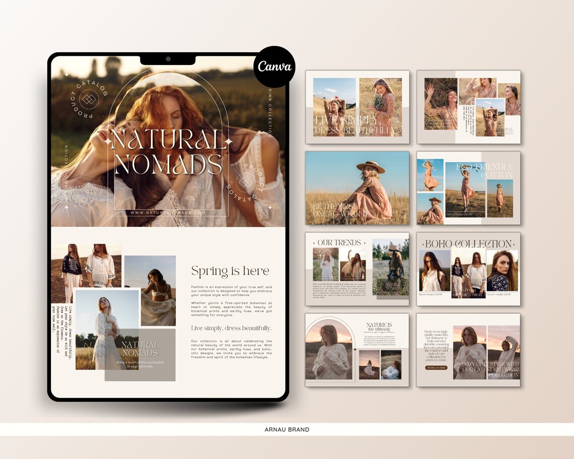 Brand Product Catalog: Canva Pricing Guide Template (digital or Print ...