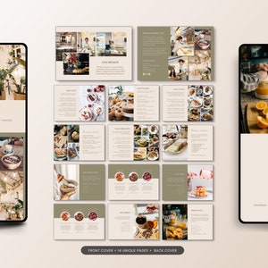Cafe & Restaurant Menu | Pricing Guide Template for Canva | Editable ...
