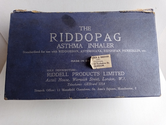 Vintage Asthma Inhaler in Original Box With Instruction - Etsy