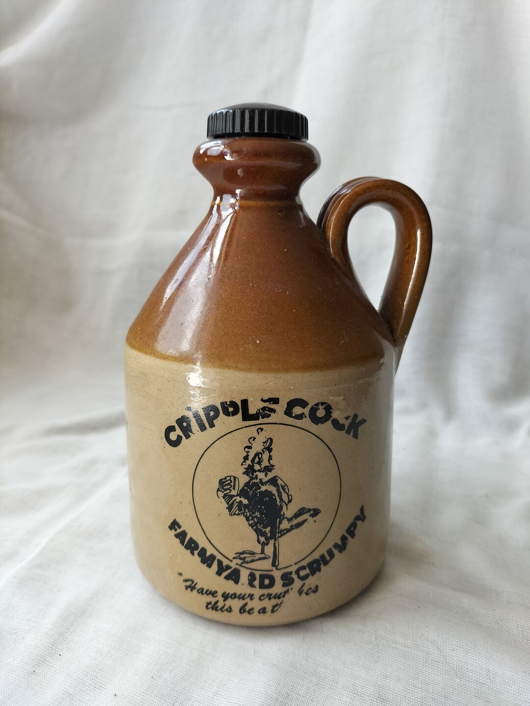 Stoneware Flagon (empty) for Cripple Cock Farmyard Scrumpy - Etsy