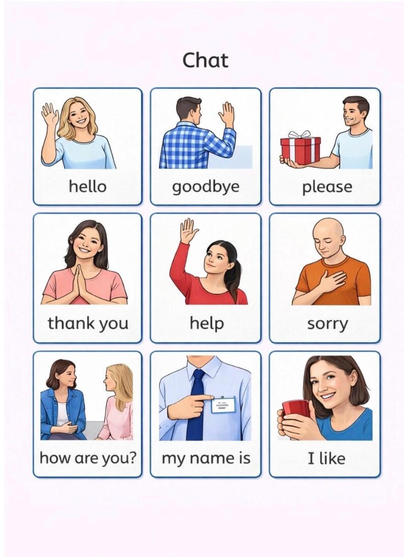 AAC Communication Book Bundle | Visual Supports for Autism & Speech ...