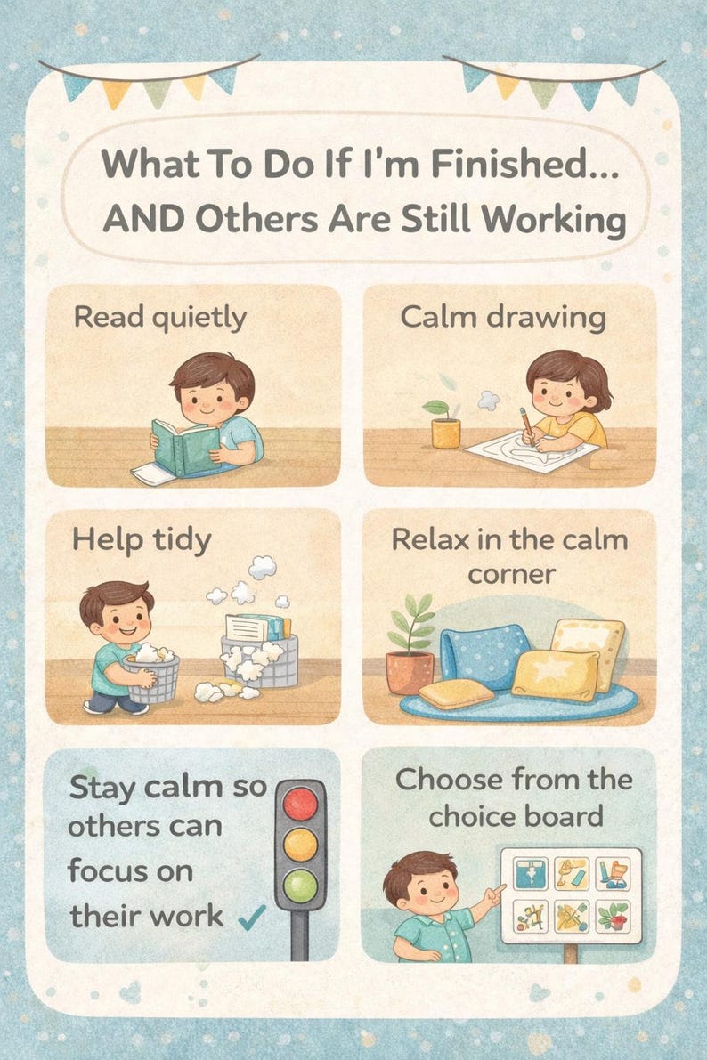 Classroom Visual Aid Poster | Calm Down Corner, Autism SEND (instant ...