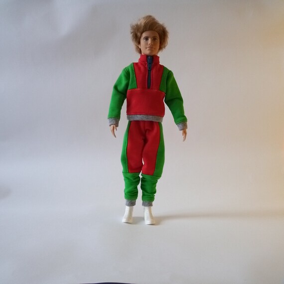 GREEN AND RED Ken Clothes/fashion Outfit/sport Outfit for Ken - Etsy