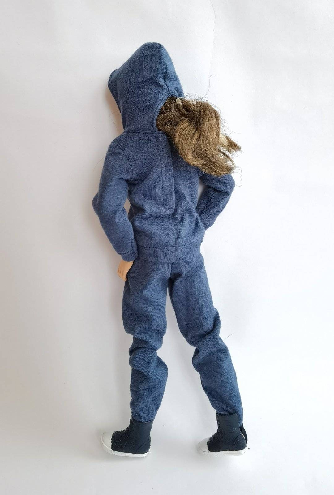 Blue Sporty Hoodie and Joggers for Ken Doll, 12 Inch Male Doll ...