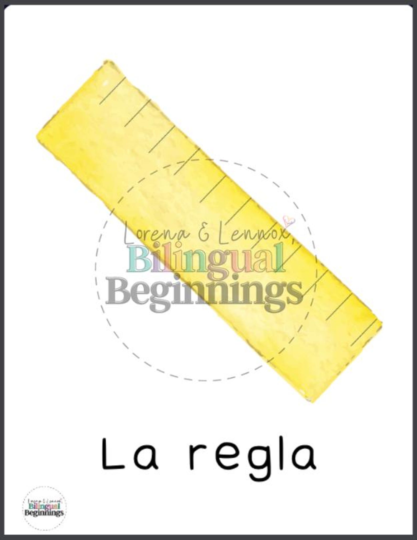 Back to School Flashcards in Spanish - 23 Watercolor Cards - Etsy