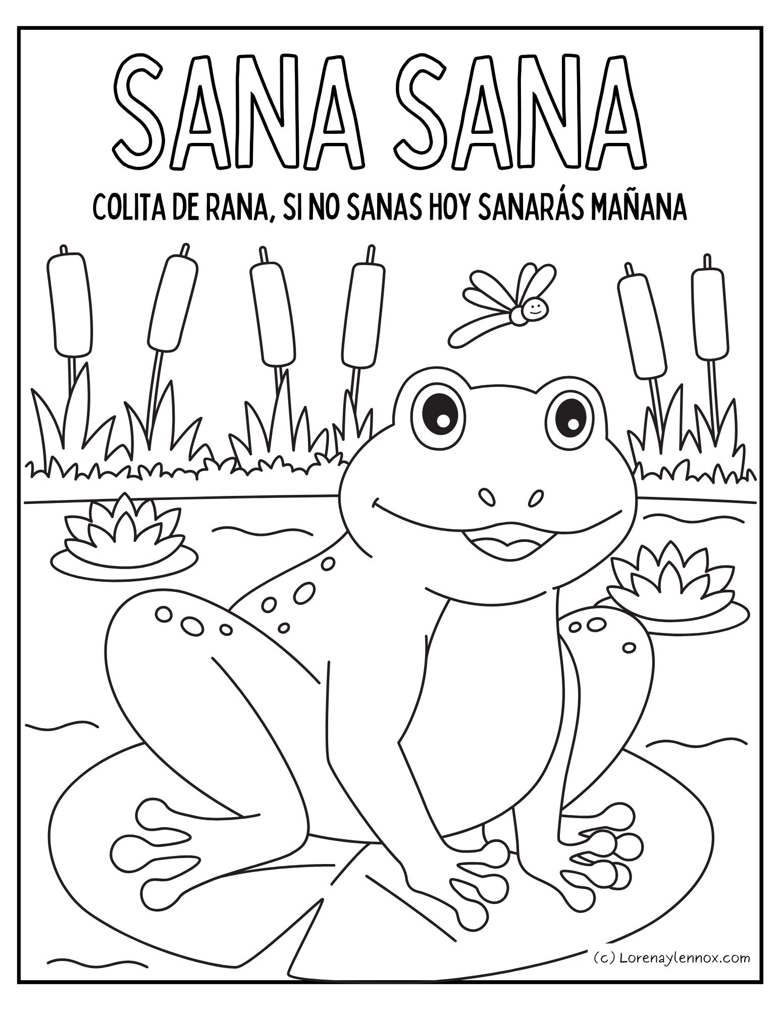 11 Spring Coloring Pages in Spanish - Etsy