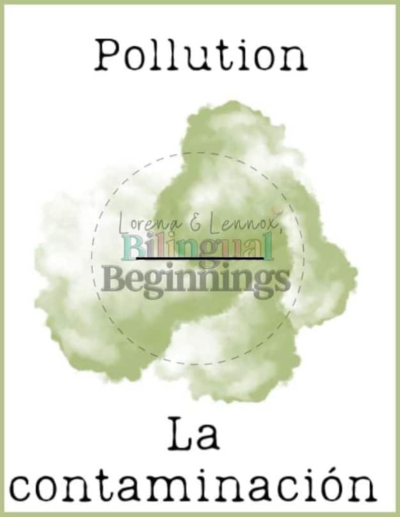 23 Bilingual Earth Day Flashcards in Spanish and English - Etsy