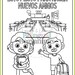 Back to School Coloring Pages in Spanish - Etsy