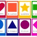 20 Shape Flashcards in Spanish - Etsy