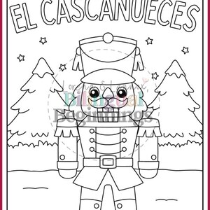 12 Christmas Coloring Pages in Spanish - Etsy