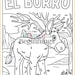 Farm Animal Coloring Pages in Spanish - Set of 10 - Etsy UK