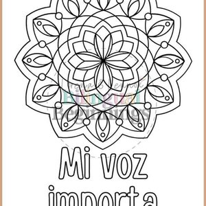 9 Positive Affirmations Coloring Pages for Kids in Spanish - Etsy UK