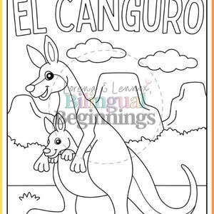 11 Zoo Animals Coloring Pages in Spanish - Etsy