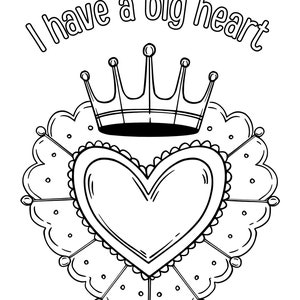 Empowerment Coloring Pages - Set of 9 Positive Affirmations for Mindful ...