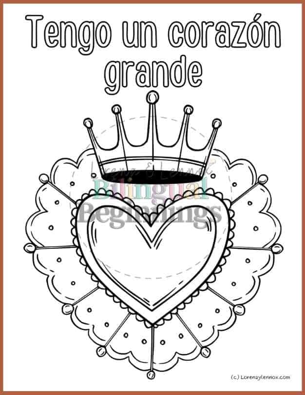 9 Positive Affirmations Coloring Pages for Kids in Spanish - Etsy