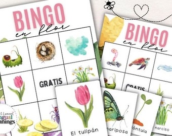 Lotería Estados de Ánimo en ESPAÑOL para imprimir - Spanish Printable ...