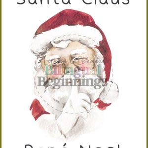 32 Bilingual Christmas Flashcards in Spanish - Etsy