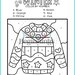 Winter Color by Number Printables - Etsy