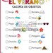 Summer Scavenger Hunt Printable in Spanish and English - Etsy