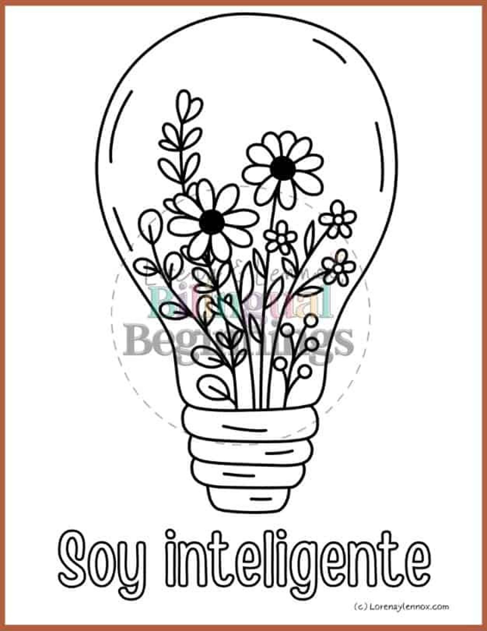 9 Positive Affirmations Coloring Pages for Kids in Spanish - Etsy UK