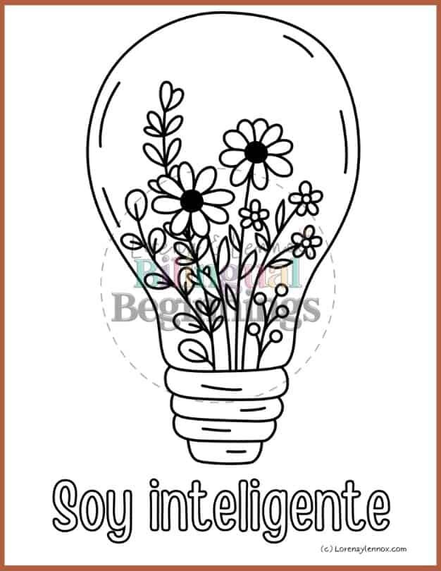 9 Positive Affirmations Coloring Pages for Kids in Spanish - Etsy Australia