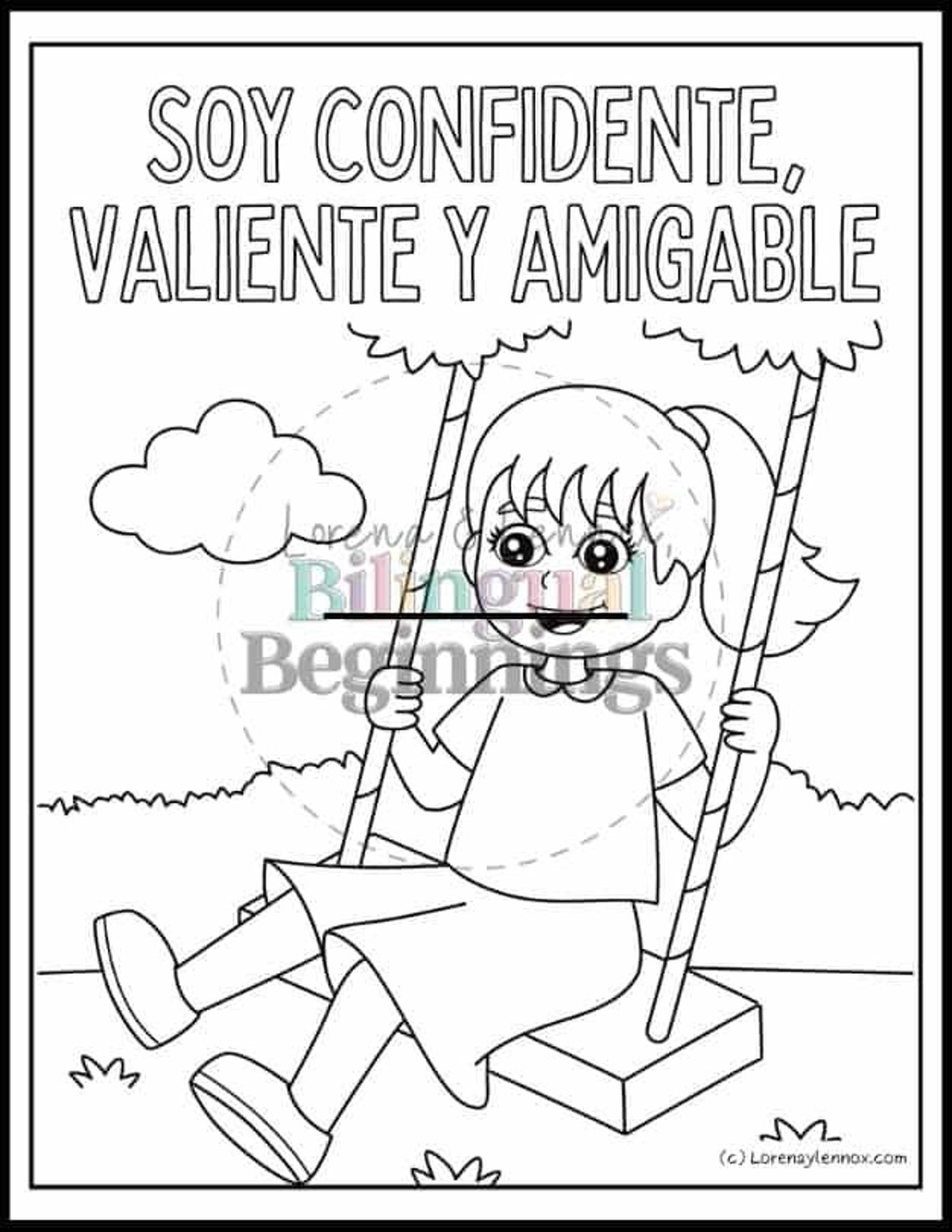 Back to School Coloring Pages in Spanish - Etsy