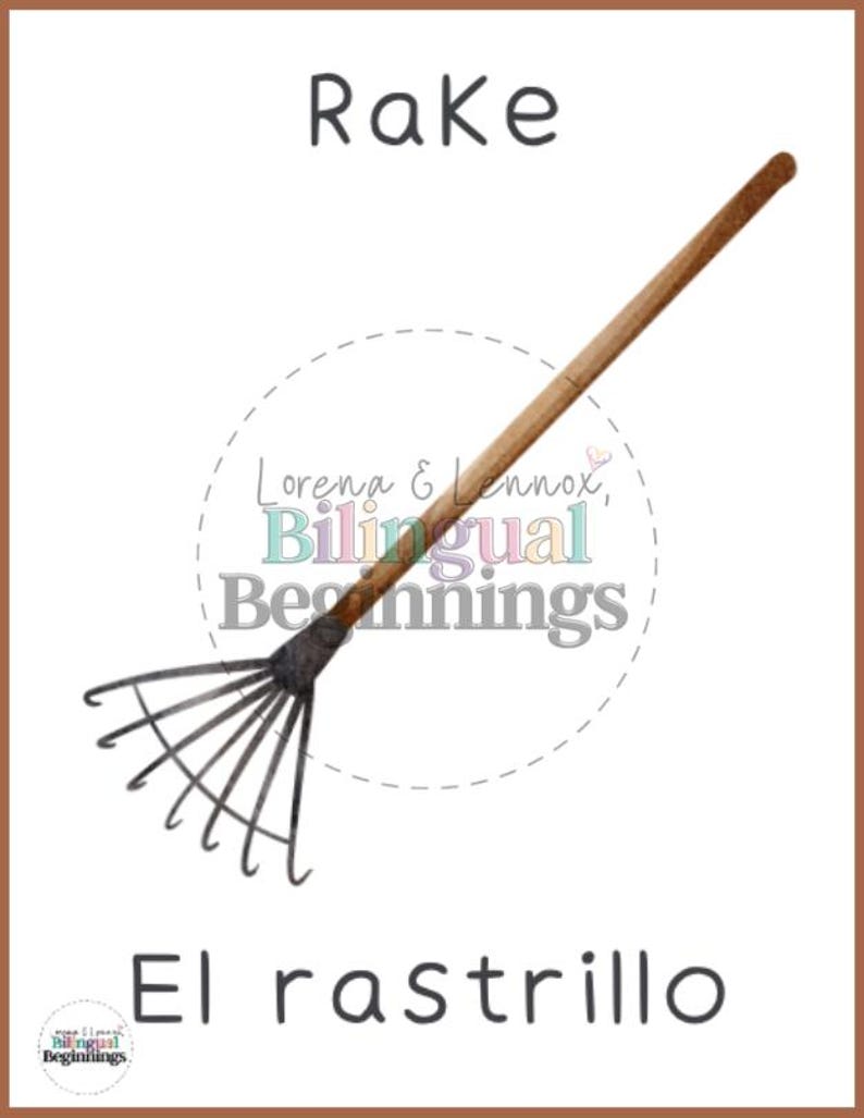 23 Bilingual Spanish/english Fall Flashcards - Etsy