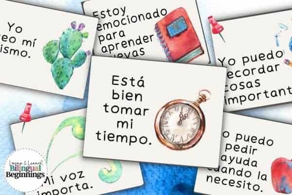 20 Back-to-school Printable Affirmations in Spanish - Etsy