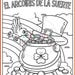 13 St. Patrick’s Day Coloring Pages in Spanish - Etsy