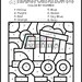 Transportation-themed Color by Number Printables - Engaging Educational ...