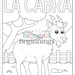 Farm Animal Coloring Pages in Spanish - Set of 10 - Etsy