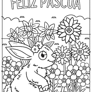 11 Spring Coloring Pages in Spanish - Etsy