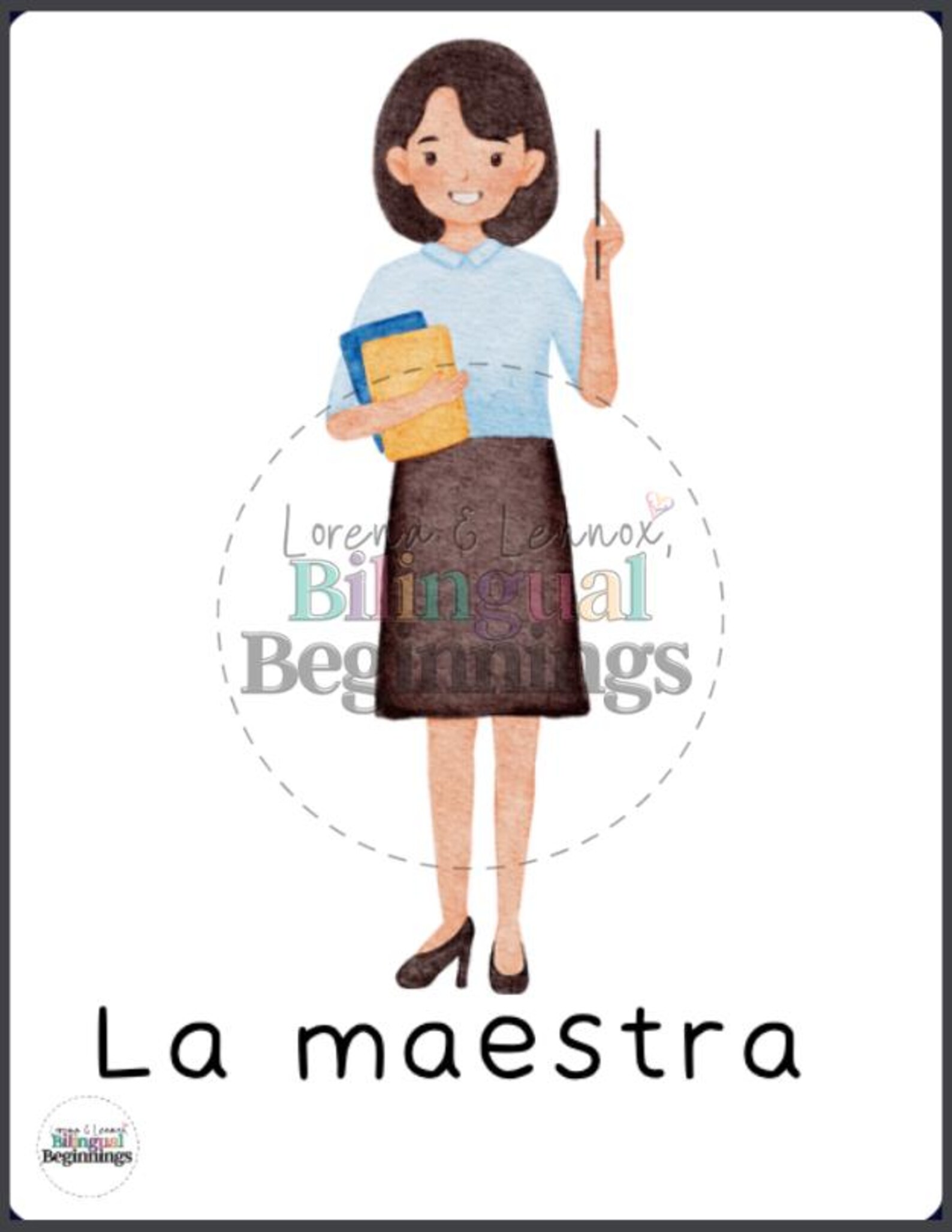 Back to School Flashcards in Spanish - 23 Watercolor Cards - Etsy