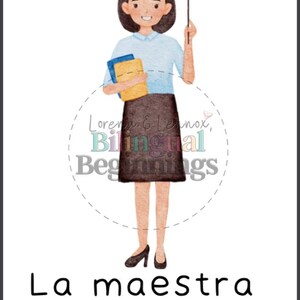 Back to School Flashcards in Spanish - 23 Watercolor Cards - Etsy
