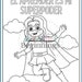 Back to School Coloring Pages in Spanish - Etsy