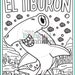 10 Ocean Animals Coloring Pages in Spanish - Etsy