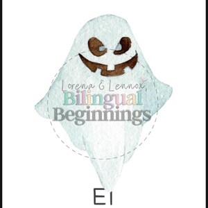 30 Bilingual Halloween Flashcards in Spanish and English | Halloween ...
