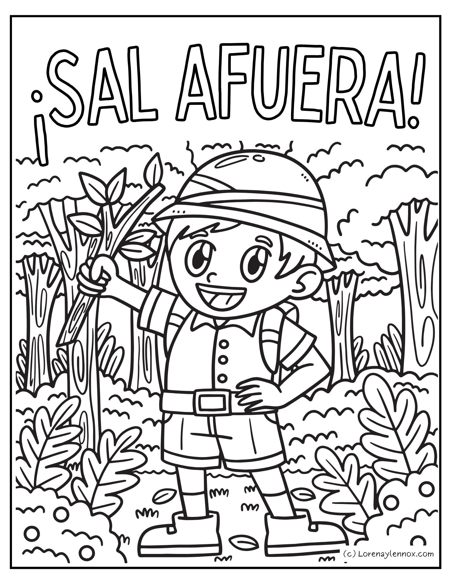 10 Earth Day Coloring Pages in Spanish - Etsy
