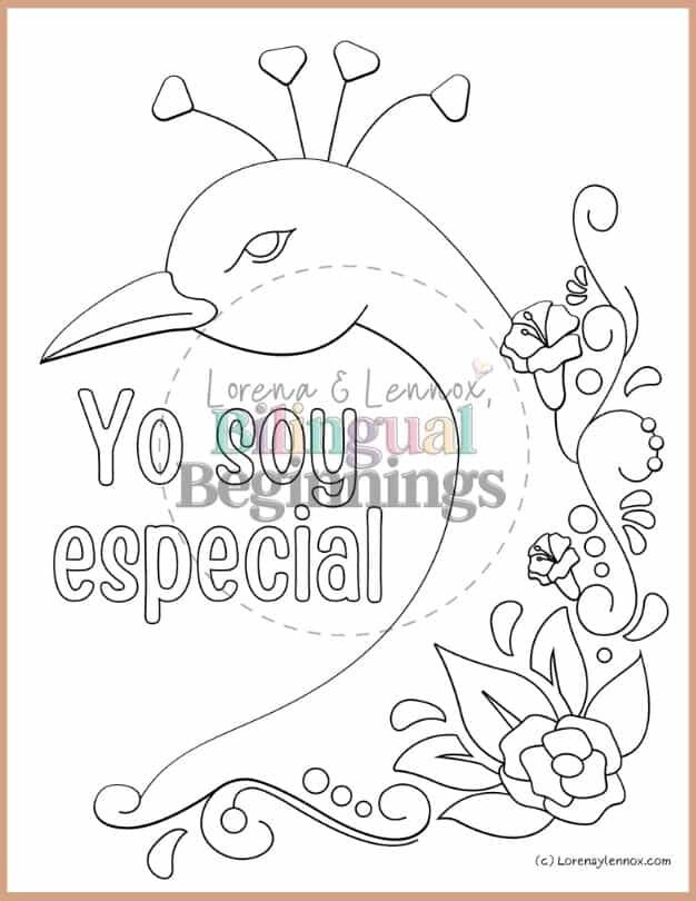 9 Positive Affirmations Coloring Pages for Kids in Spanish - Etsy